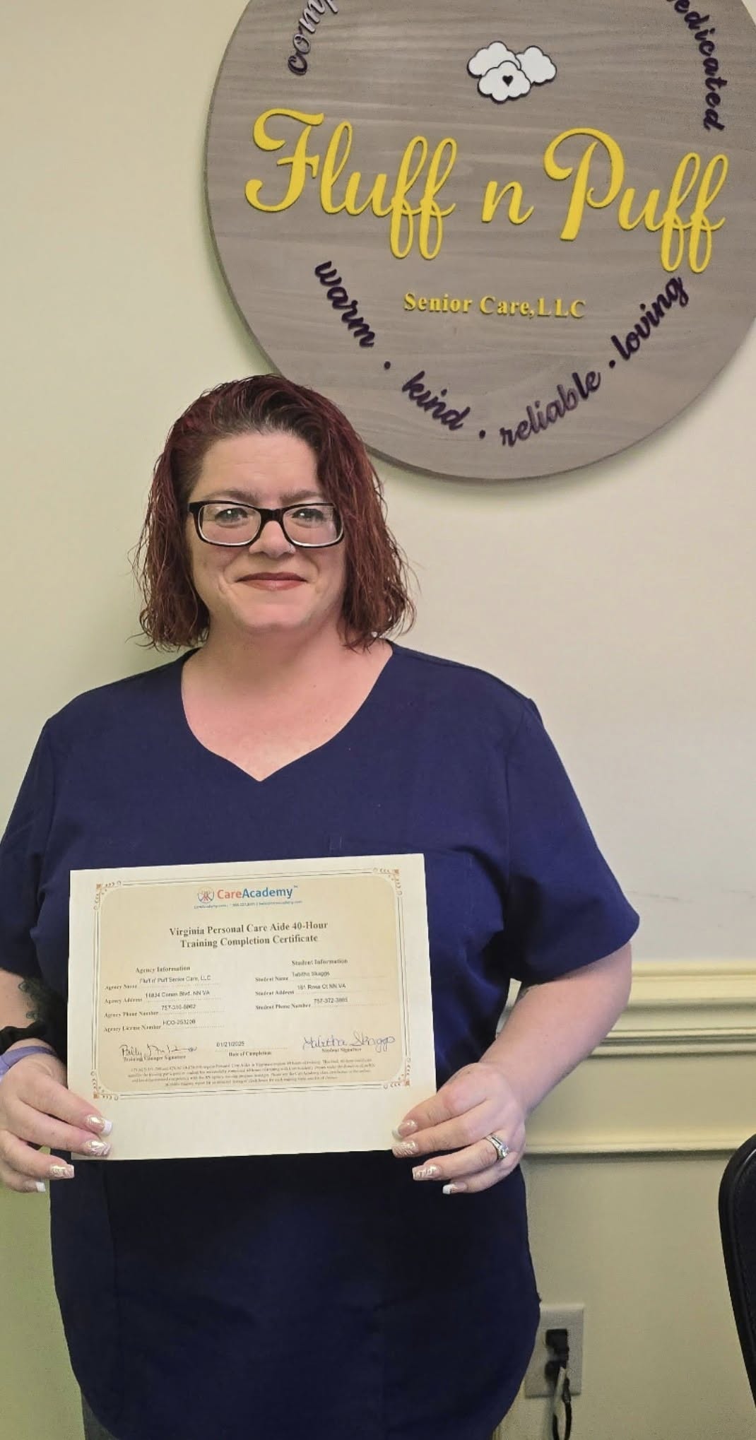 Our Dedicated Team – Fluff N' Puff Senior Care